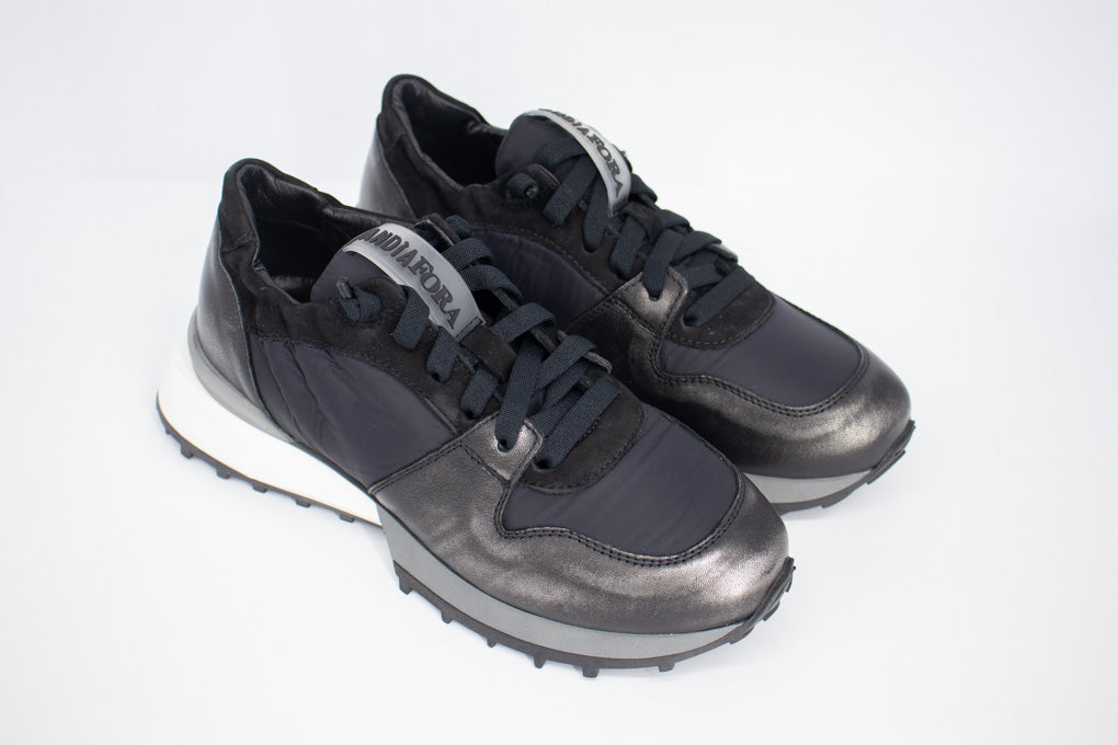 Andia Fora Ruffle Silver AW24 – Shoe Style International