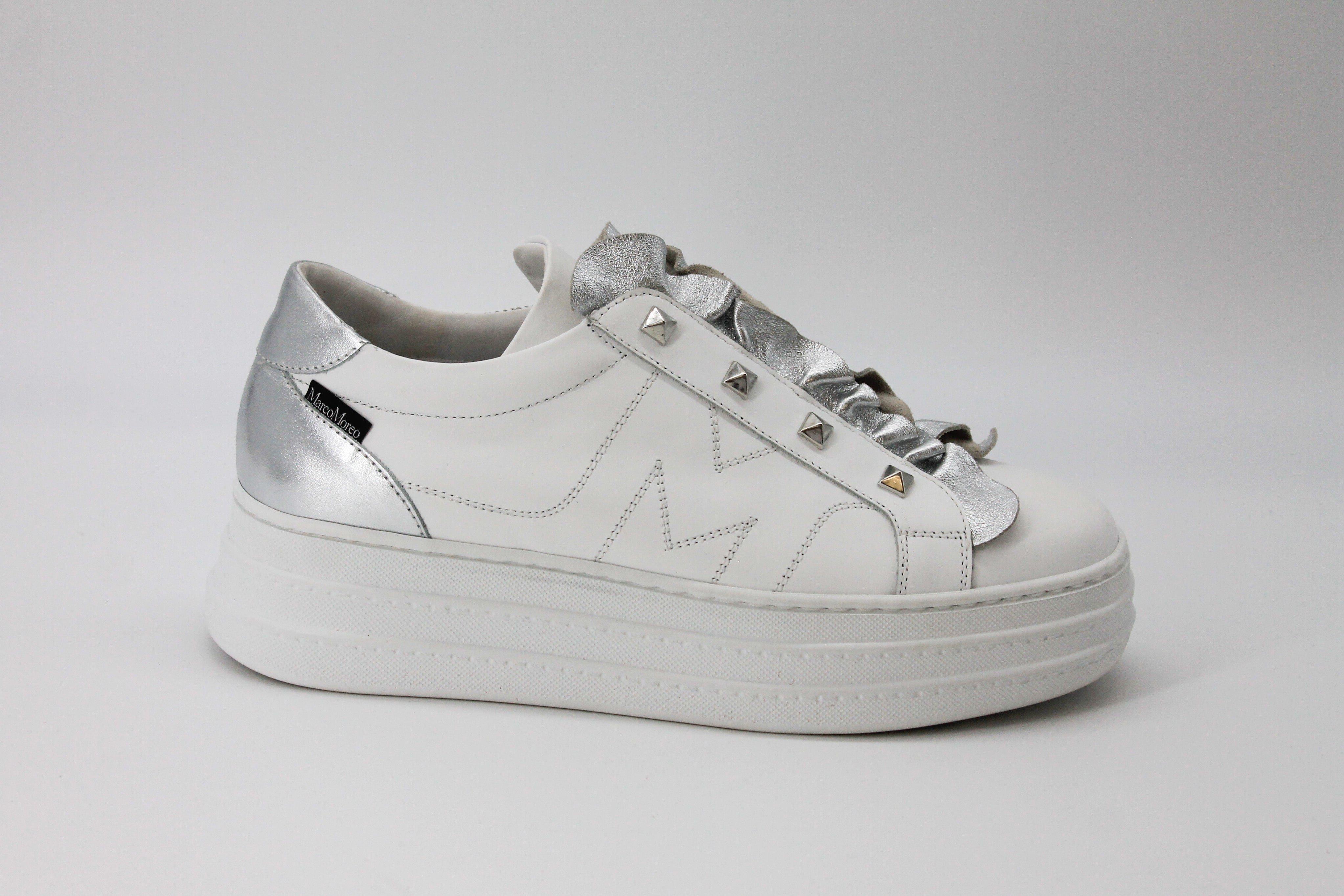 Marco Moreo 641 White /Silver – Shoe Style International
